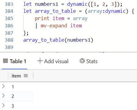 KQL - Cast Array to Table | blog.n-dimensions.de
